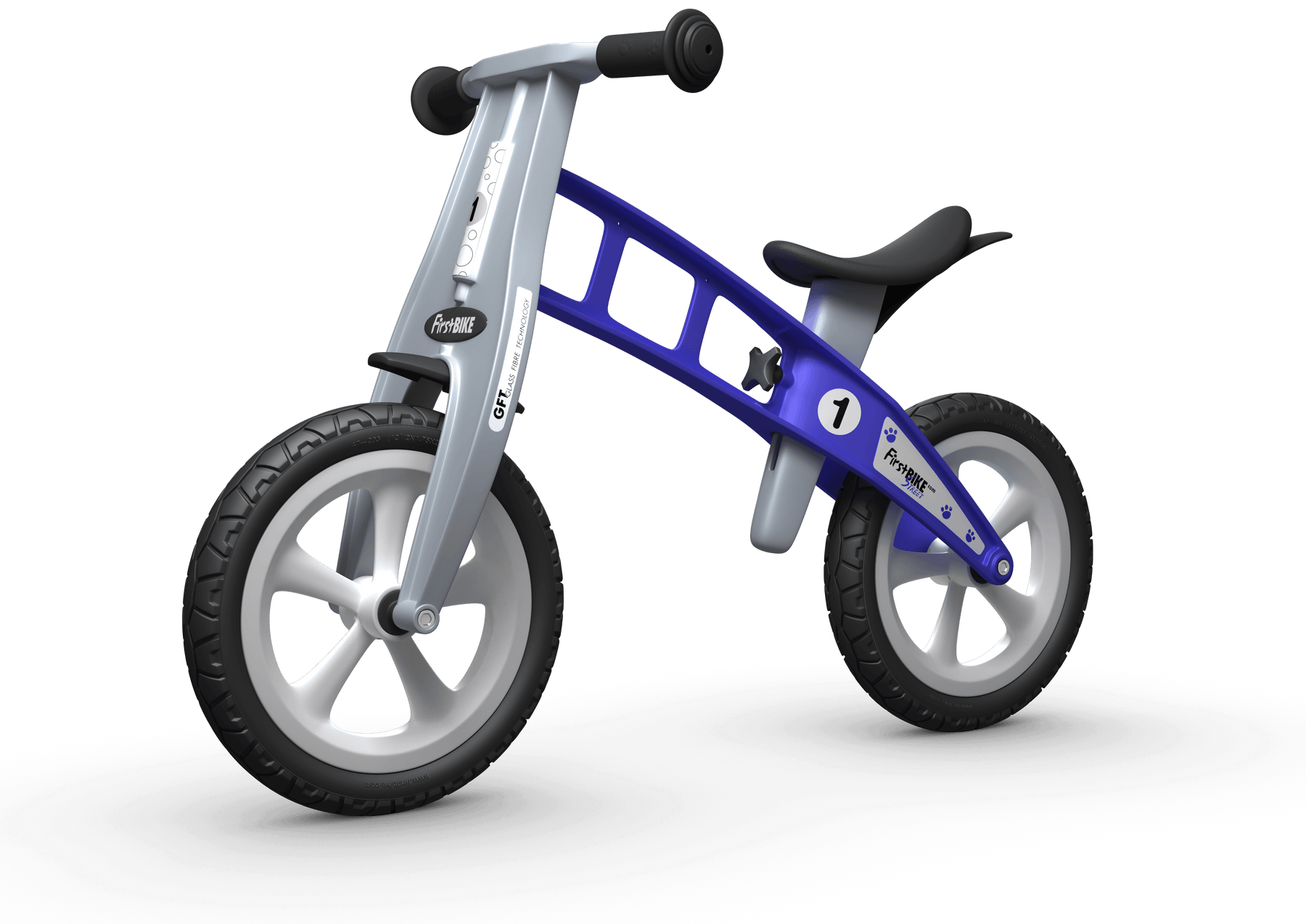 FirstBike Basic Blue Balance Bike for Toddlers - FirstBike