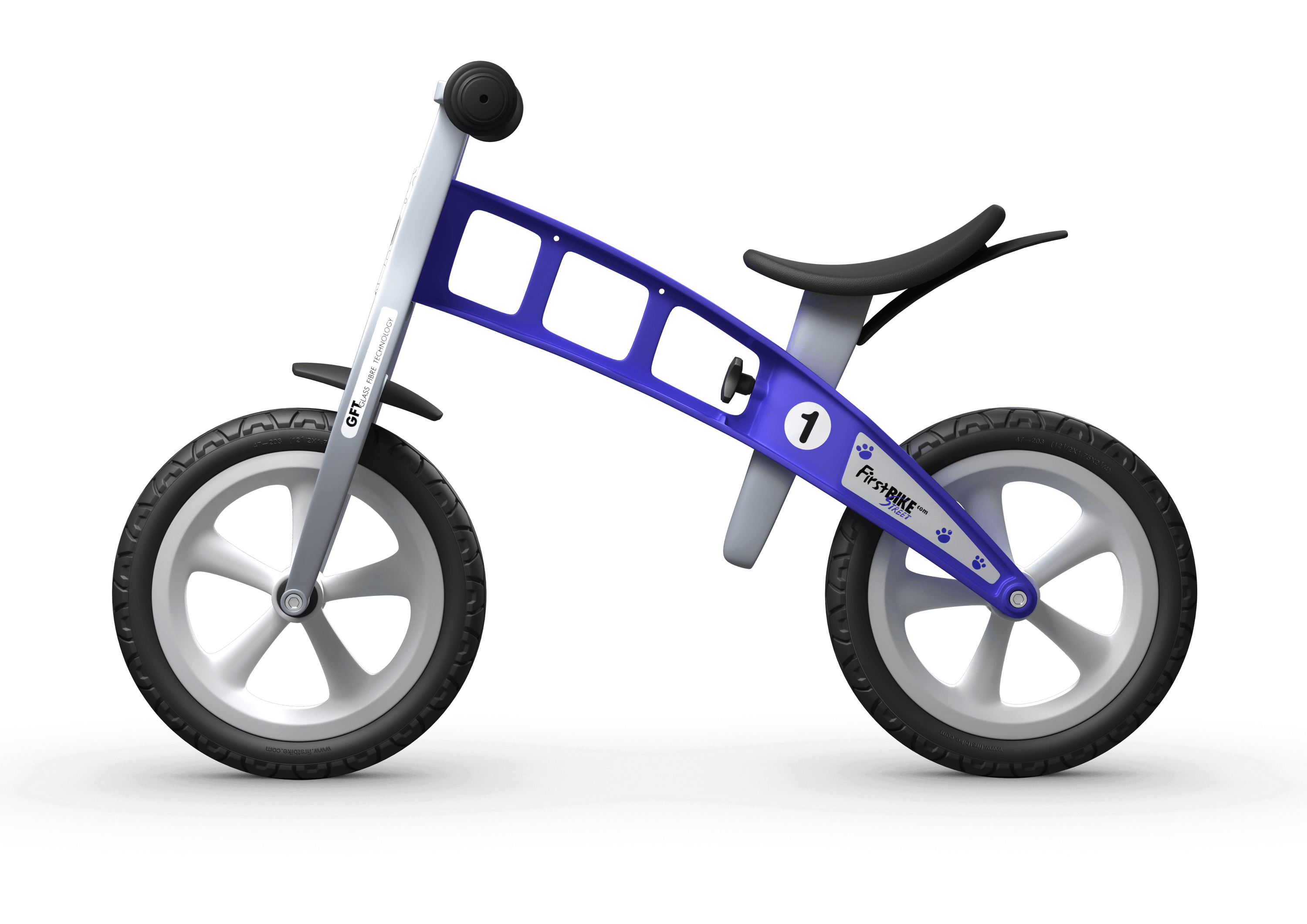 FirstBike Basic Blue Balance Bike for Toddlers - FirstBike