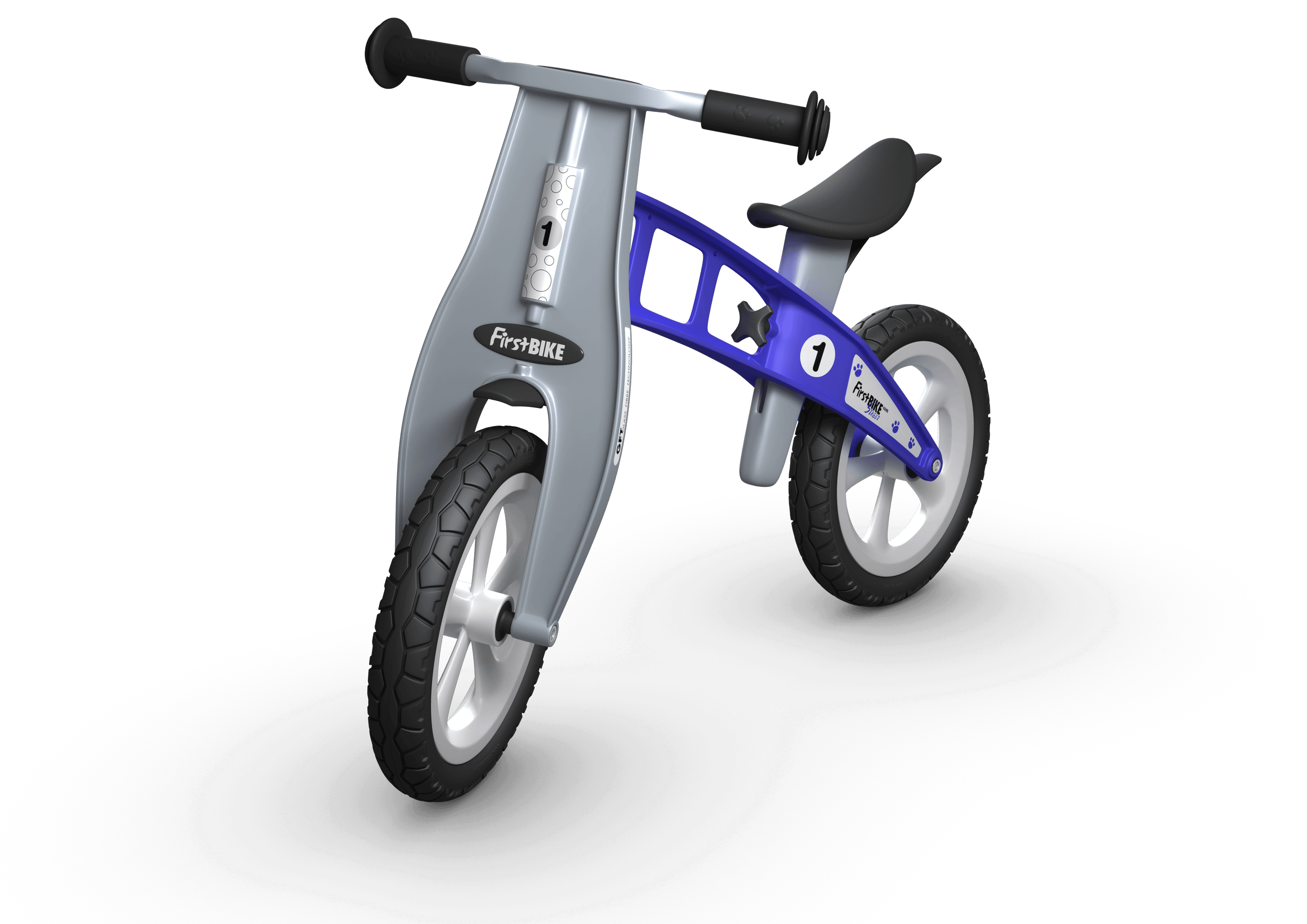 FirstBike Basic Blue Balance Bike for Toddlers - FirstBike